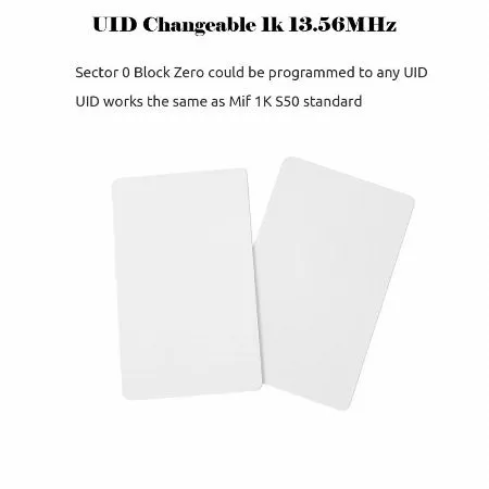 Rfid Mifare 1K CARD Full flat rfid card 13.56mhz Rewritable rfid card Printable NFC card Ic ...