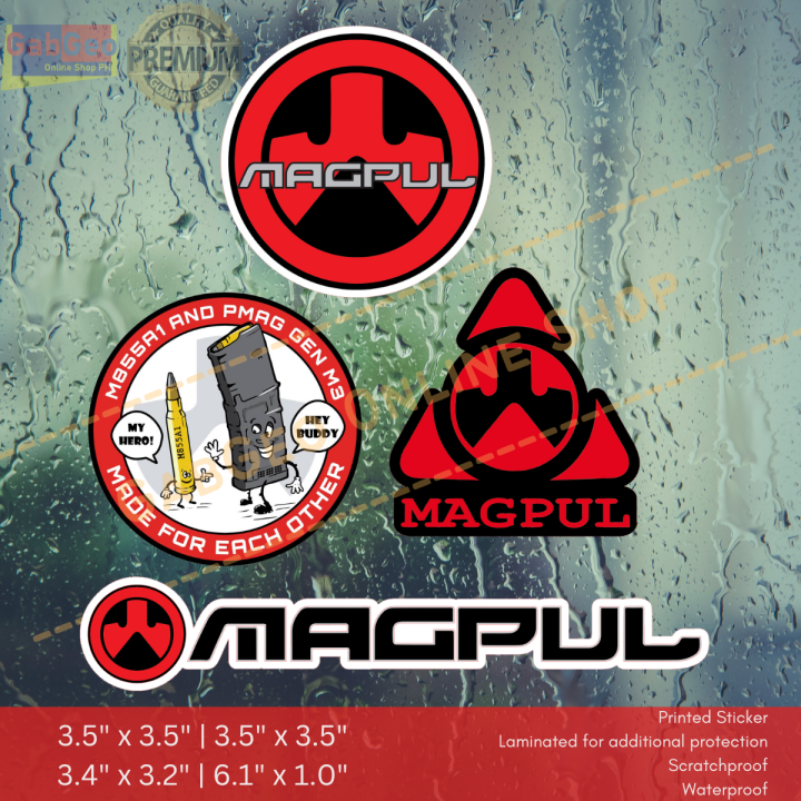 Magpul Industries Logo Vinyl Sticker Waterproof for indoor and outdoor ...