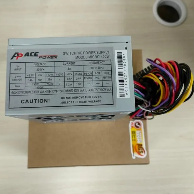 Ace Power Supply Sfx 400 Watt Mini Itx Model Micro 400W | Lazada Indonesia
