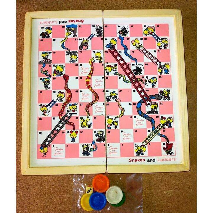 ♪WOODEN SNAKE AND LADDERS PINK (SMALL)★ | Lazada PH