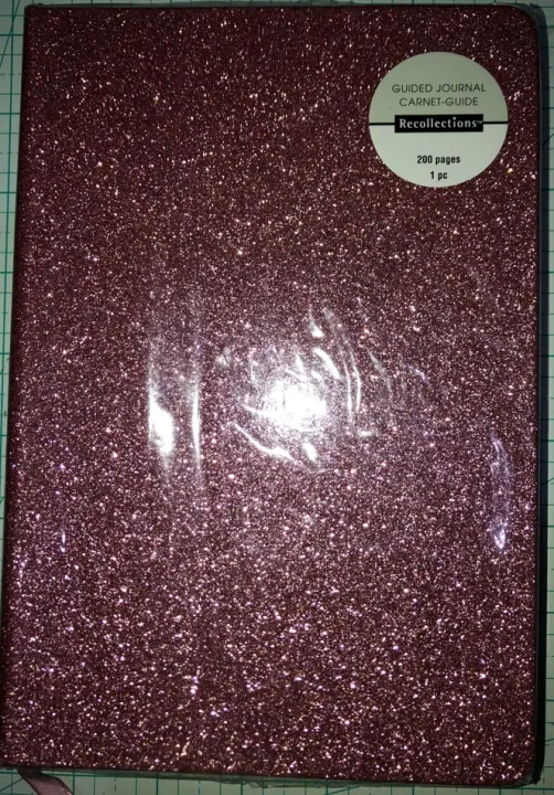 Recollections Guided Journal Glittered Rose Gold 200 Pages | Lazada PH