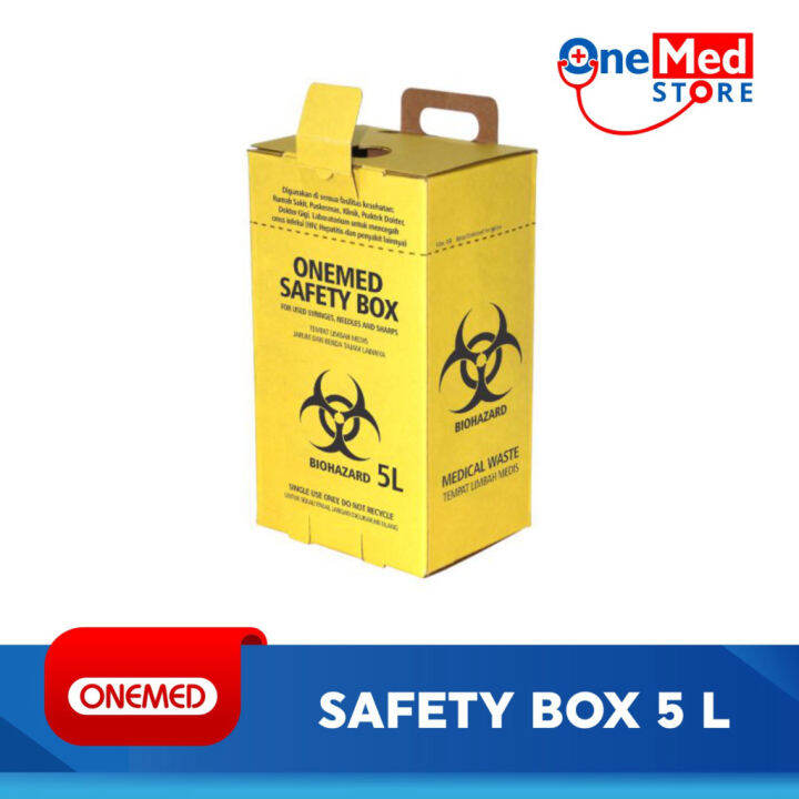 OneMed Safety Box Kuning 5L | Lazada Indonesia