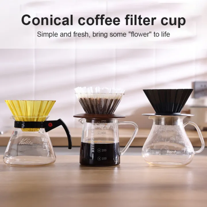 Origami air resin origami filter cup hand made coffee set V60 cake drip ...