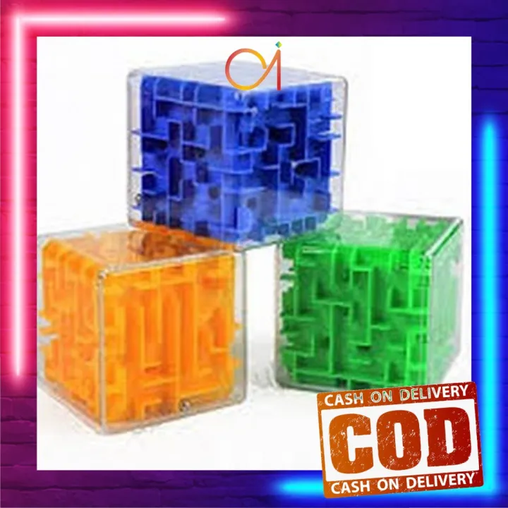 AI-M274 Mainan Puzzle Labirin Transparan 3D Mainan Jadul Edukasi ...