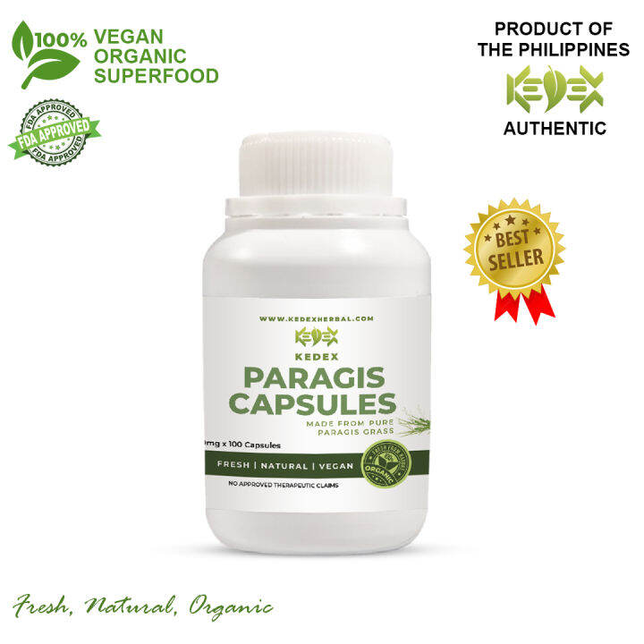 Organic Paragis Capsules 100's Pure Original Authentic Premium ...