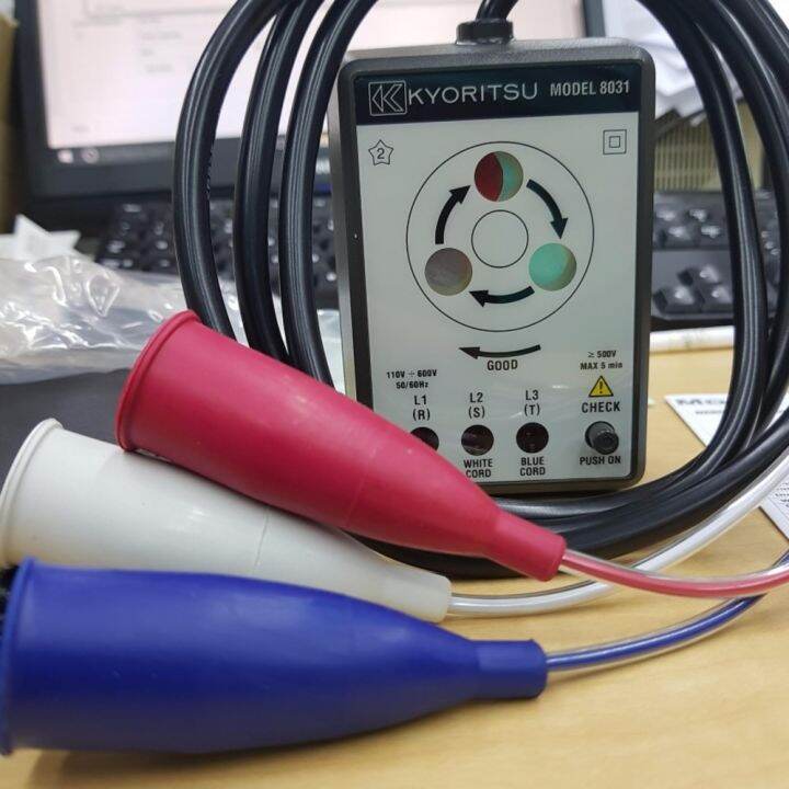 Kyoritsu 8031 Phase Indicator with Open Phase Checker ( Japan Quality ...