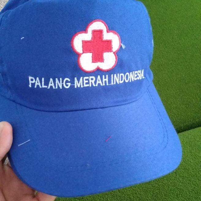 topi pmr biru | Lazada Indonesia