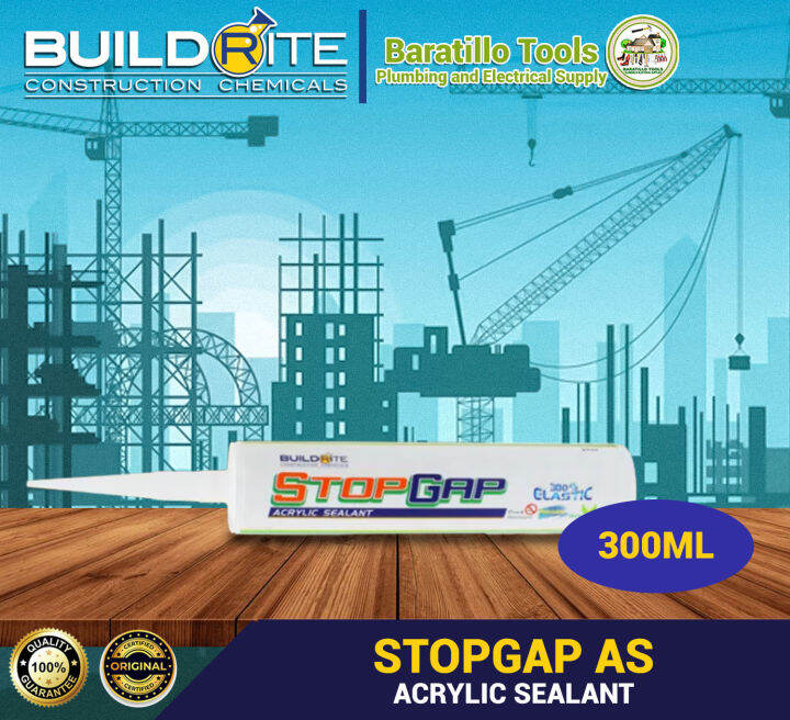 BUILDRITE Stopgap ACRYLIC SEALANT 300ML | Lazada PH