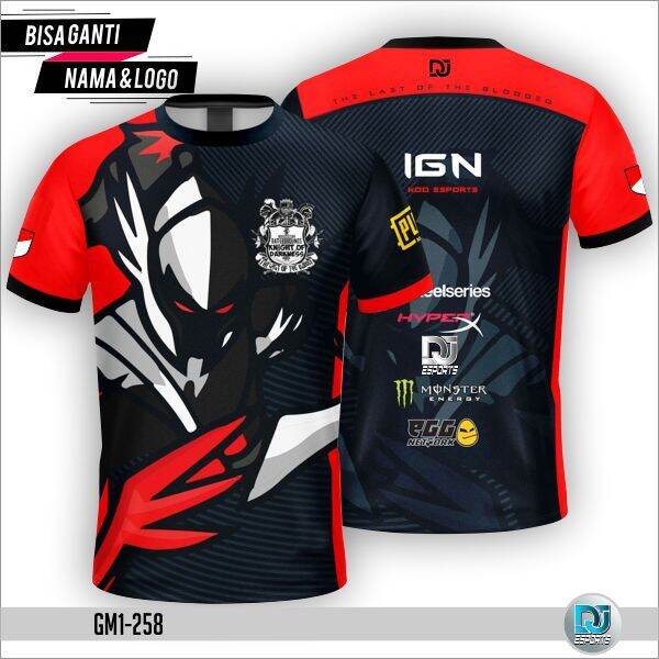 DJ Esports Baju Jersey Gaming Anak dan Dewasa FreeFire Gratis Ganti ...