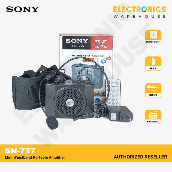 SONY SN-727 Xplod Mini Waistband Portable Voice Amplifier Speaker ...