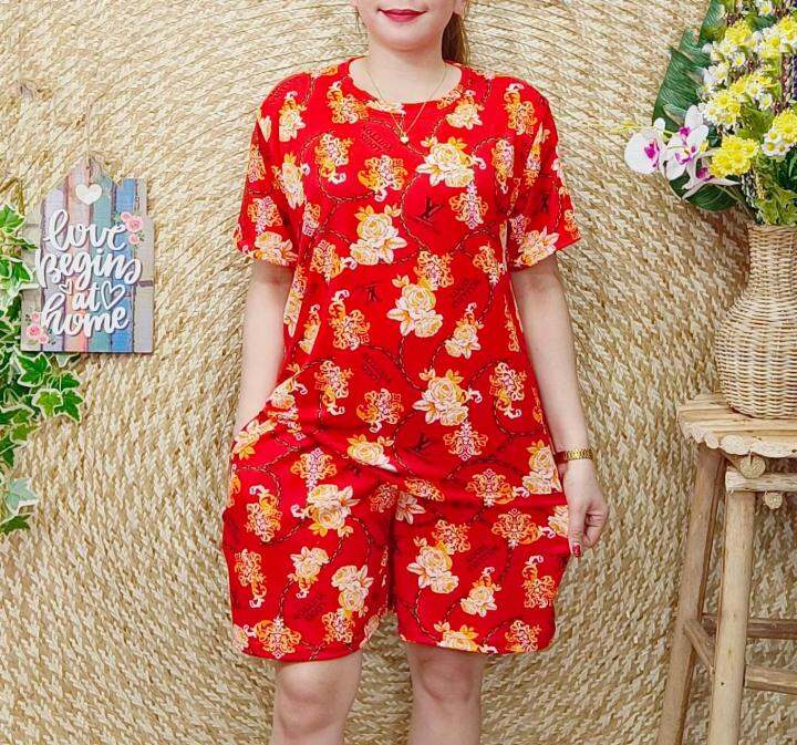 TERNO SHORT T-SHIRT PLUS SIZE ASSORTED DESIGN | Lazada PH