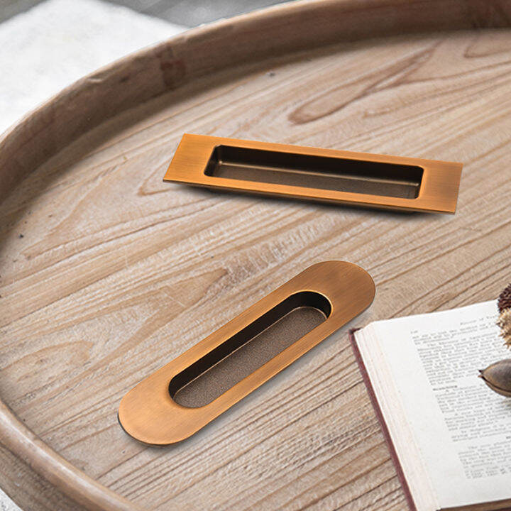 Nordic embedded embedded household door handle concealed sliding door ...