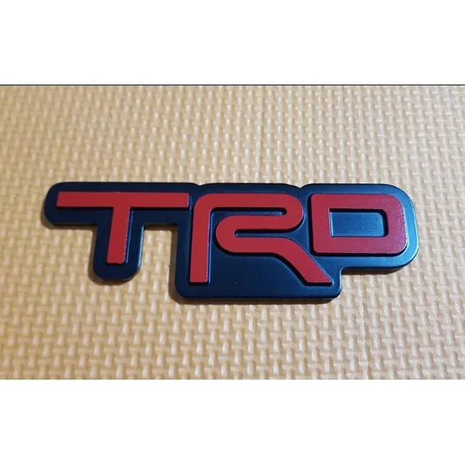 Toyoto TRD emblem red black badges | Lazada PH