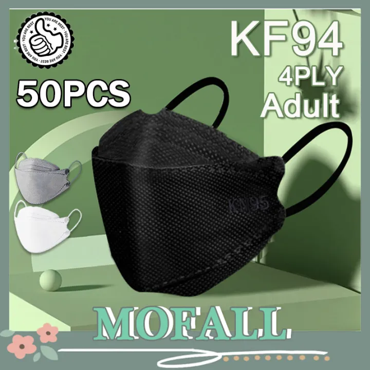 KF94 Face Mask Adult 10/200pcs 4ply Kf94 Face Mask Original Fda ...