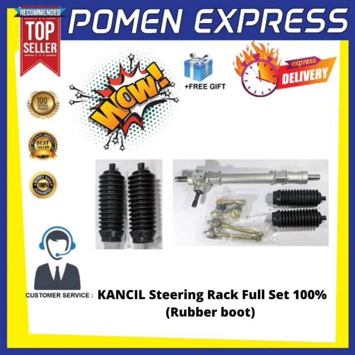Kancil Steering (Rubber boot) Rack Full Set 100% New 3 Month Warranty ...