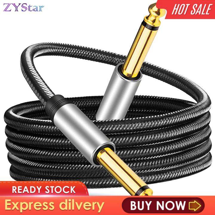 ZYStar 6.35mm Instrument Cable Unbalanced jack Guitar Patch Cords for ...