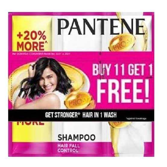12pcs 12ml Pantene Triple Sachet Shampoo Hair Fall Control | Lazada PH