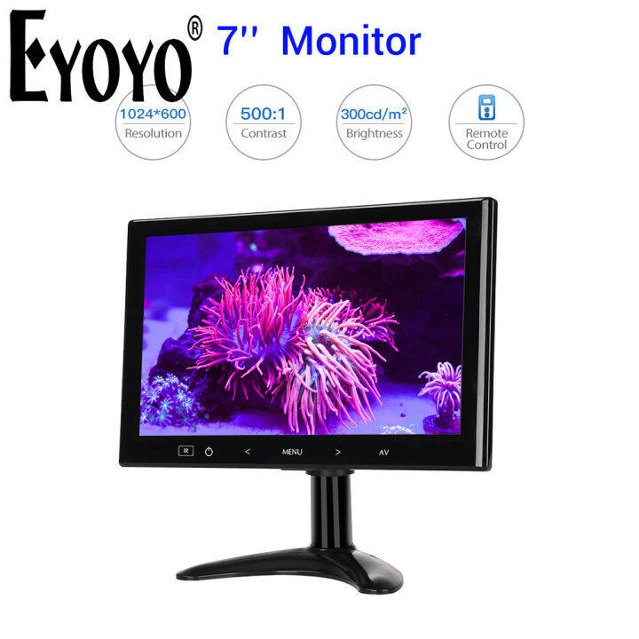 【In Stock】Eyoyo 7 Inch LCD Monitor 140°for Car Office Home Security ...