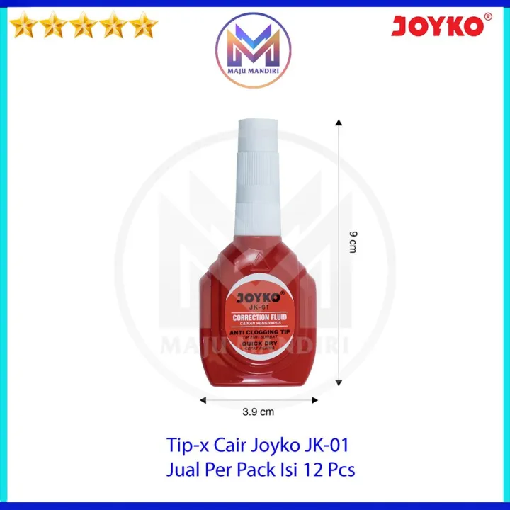 Correction Pen Fluid Joyko JK 01 / Tipx Cair Botol Merah JK 01 | Lazada ... Correction Pen Fluid Joyko JK 01 / Tipx Cair Botol Merah JK 01 | Lazada ...