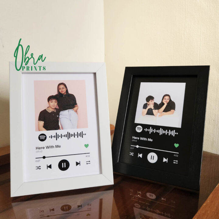 Customized Spotify Frame by Obra Prints PH - Scannable Code | Lazada PH