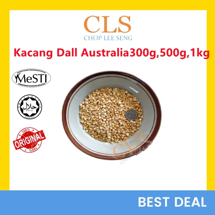 CLS Kacang Dal Australia Dall Kuning Peeled Split Dhall Yellow Dhal ...