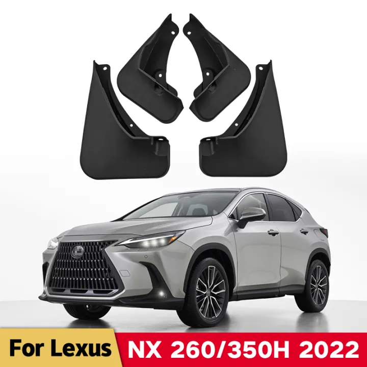 รถพิทักษ์โคลนอวัยวะเพศหญิงสำหรับเล็กซัส NX NX260 NX350h 2022สาดยาม MudFlaps ด้านหน้าด้านหลัง ...