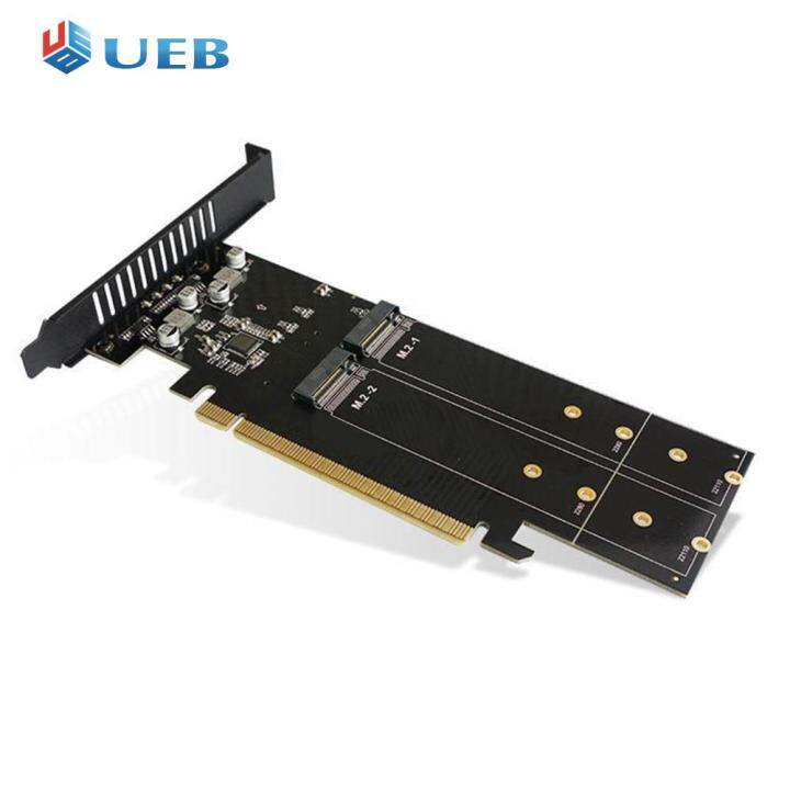 M.2 Nvme Bộ chuyển đổi SSD M Key Pcie 3.0 X16 SSD Card nâng 4 Khe Cắm ...
