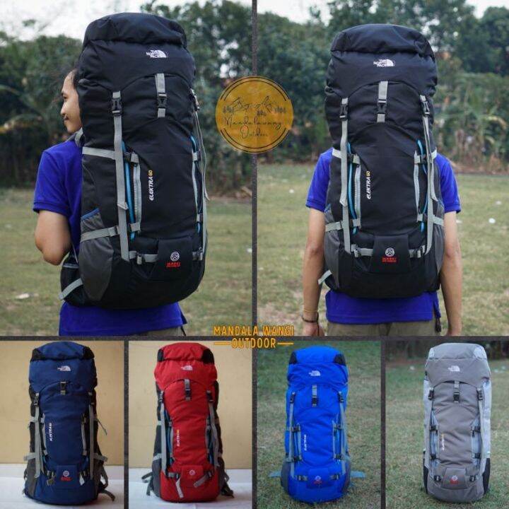 Macam - Macam Tas Carrier TNF 45L - 50L - 60L Bonus CoverBag / Tas Ransel Gunung / Tas Carrier ...