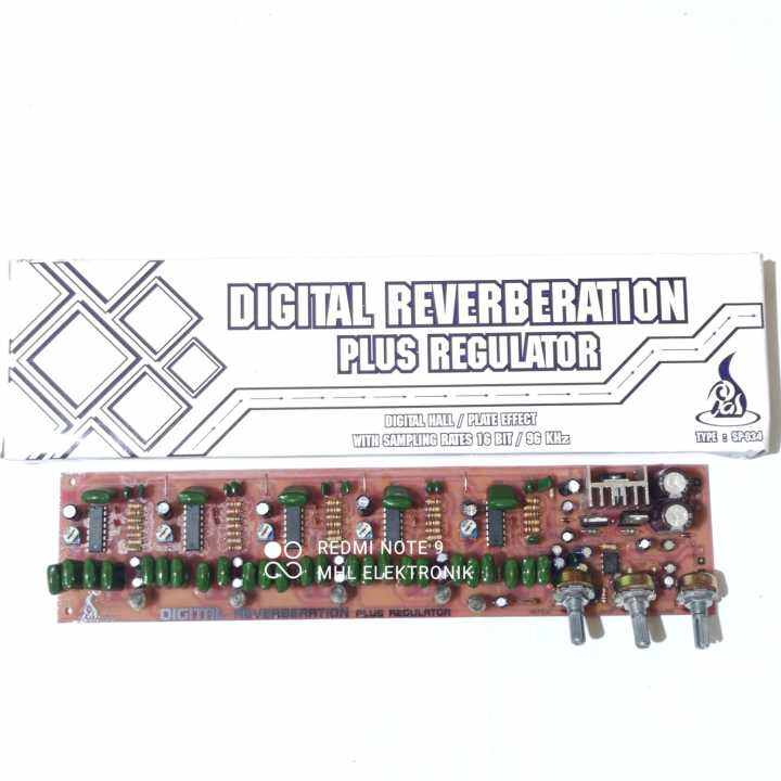 KIT Digital Reverberation Plus Regulator 5 IC 3 Potensio REVERB 5 IC + REGULATOR SP-034 | Lazada ...