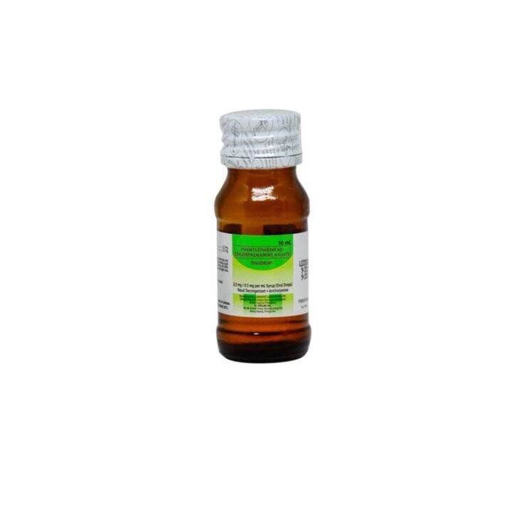 DISUDRIN Phenylephrine HCl 2.5mg Chlorphenamine Maleate 0.5mg Drops 10 ...