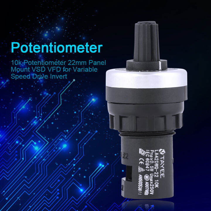 Potentiometer 10k VSD VFD Panel Mount for Variable Speed Drive Invert ...