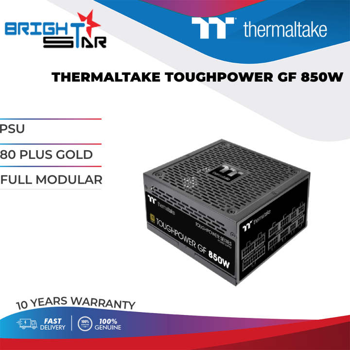 PSU / THERMALTAKE TOUGHPOWER GF 850W / 80 PLUS GOLD / FULL MODULAR / 10Y WARRANTY / | Lazada