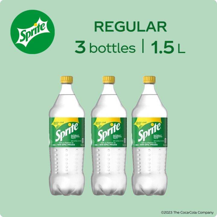 Sprite Regular 1.5L - Pack of 3 | Lazada PH