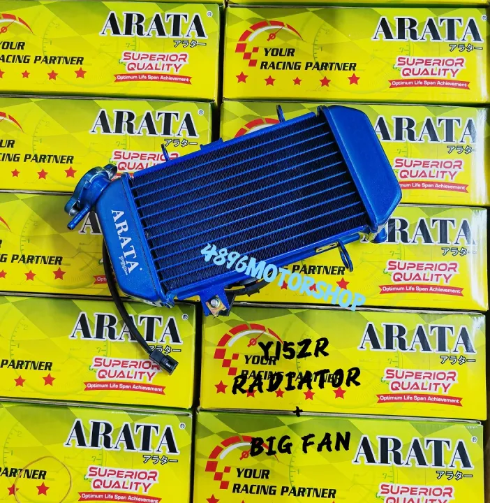ARATA RACING RADIATOR TANK WITH BIG FAN LC135 Y15ZR LC 135 Y15 TANGKI ...