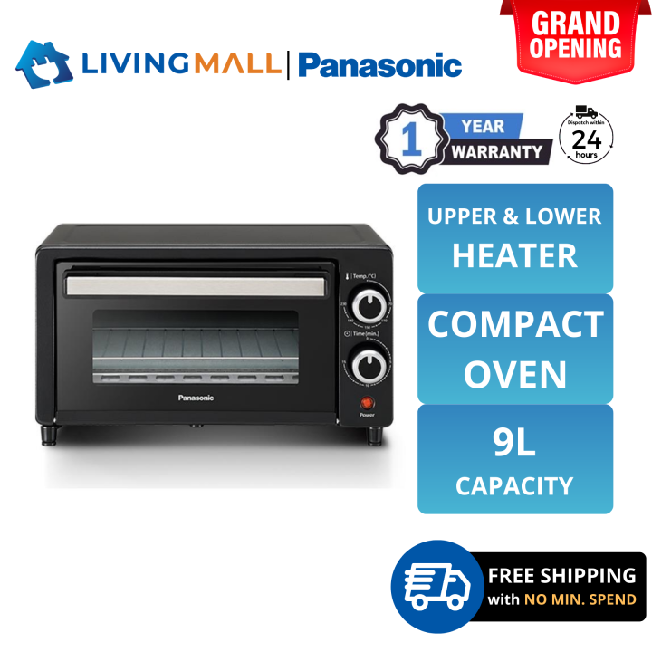 PANASONIC NT-H900 Compact Toaster Oven NT-H900KSK 9L Upper Lower ...