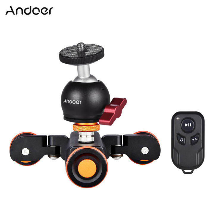 Andoer L4 PRO Motorized Camera Video Dolly with Scale Indication Electric Track Slider Wireless ...