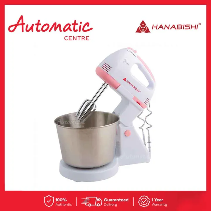 Hanabishi HHMB 120SS 2.8 Liters Stand Mixer with stainless steel bowl ...