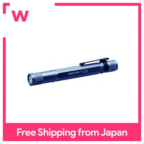 GENTOS LED Flashlight Penlight [Brightness 18 lumens / Practical lighting 12 hours / Drip-proof ...