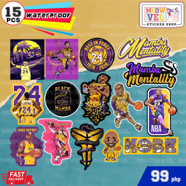 [15 pcs] KOBE BRYANT STICKER PACK #1 | Lazada PH