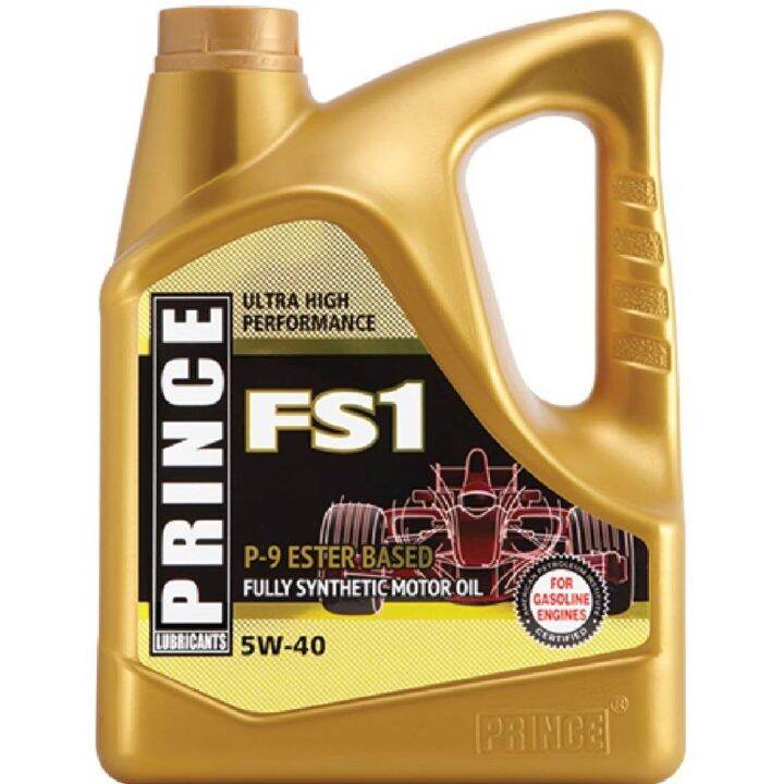 PRINCE 5W40 FULLY SYNTHETIC MOTOR OIL FS1 ULTRA HIGH PERFORMANCE | Lazada