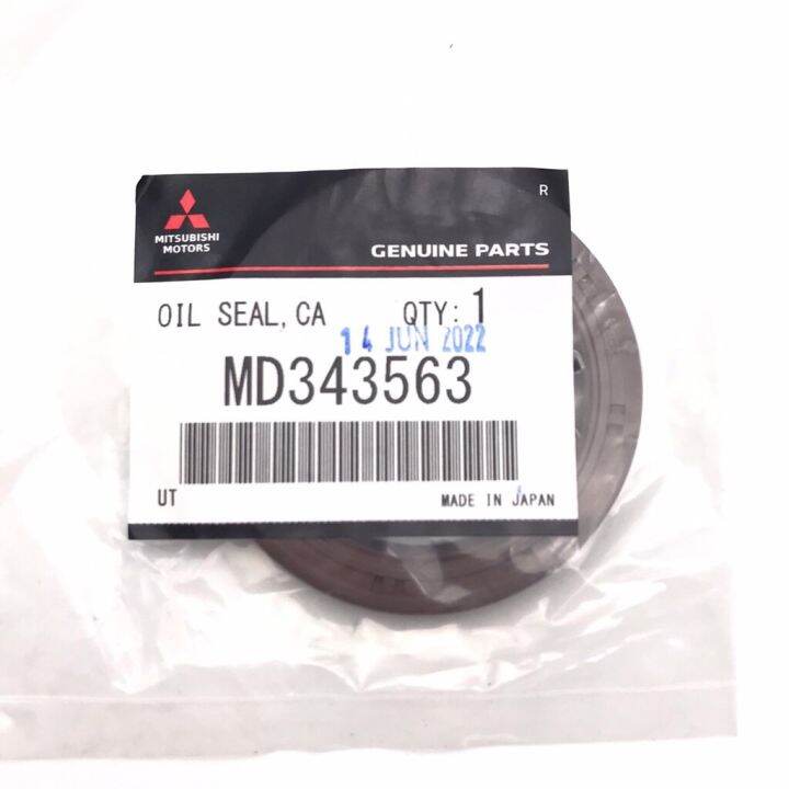 🔥แท้🔥 ซีลคอหน้า / ซีลข้อเหวี่ยงหน้า MITSUBISHI CYCLONE L200 STRADA 2500 ...