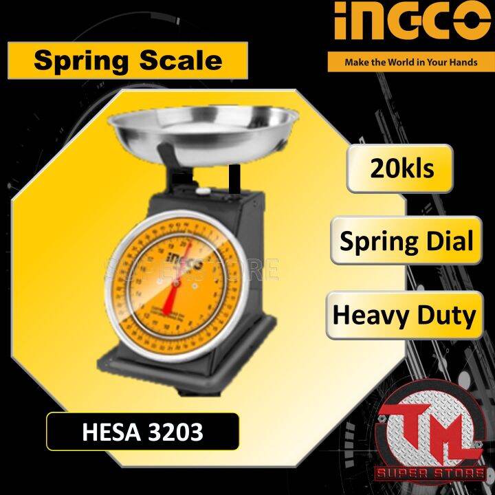 INGCO Spring Scale 20kls HESA 3203 • Tm ss | Lazada PH