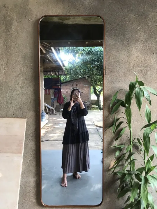 Cermin Full Body Standing Mirror Ukuran 150x50 | Lazada Indonesia
