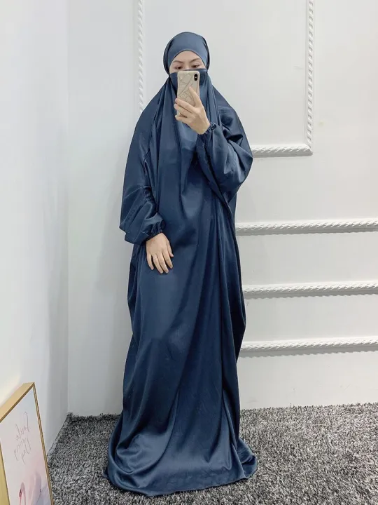 Eid Muslim Women Hijab Dress Prayer Garment Ramadan Jilbab Abaya Long