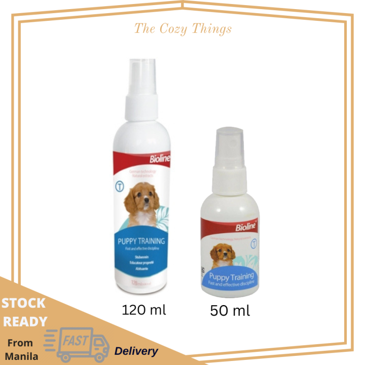 The Cozy Things Bioline Potty Training Aid for Puppies and Dogs Pet Toilet Training Spray 50ml ...