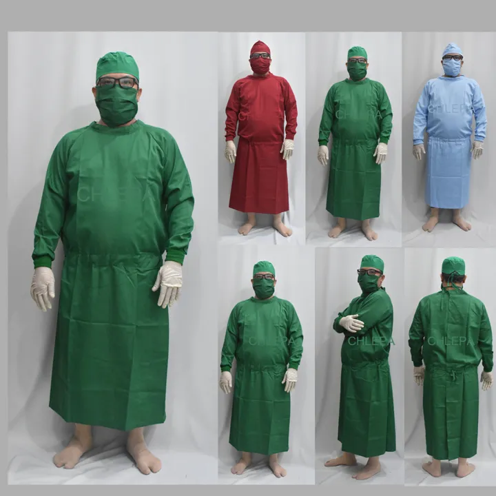 Gown Drill / Baju Operasi / Baju Bedah / Jubah Operasi / Seragam Rumah ...