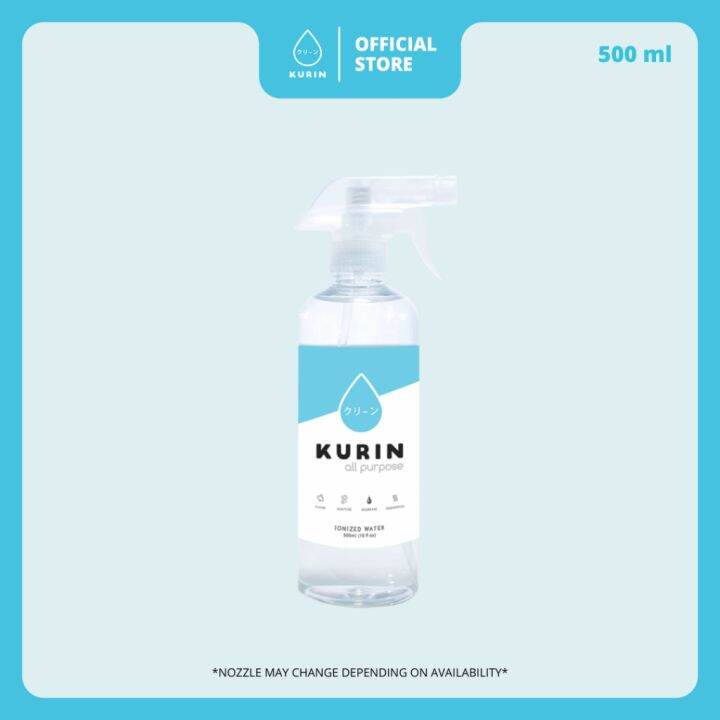 Kurin ALL-PURPOSE Super Ionized Cleaning Water Spray Bottle 500ml ...