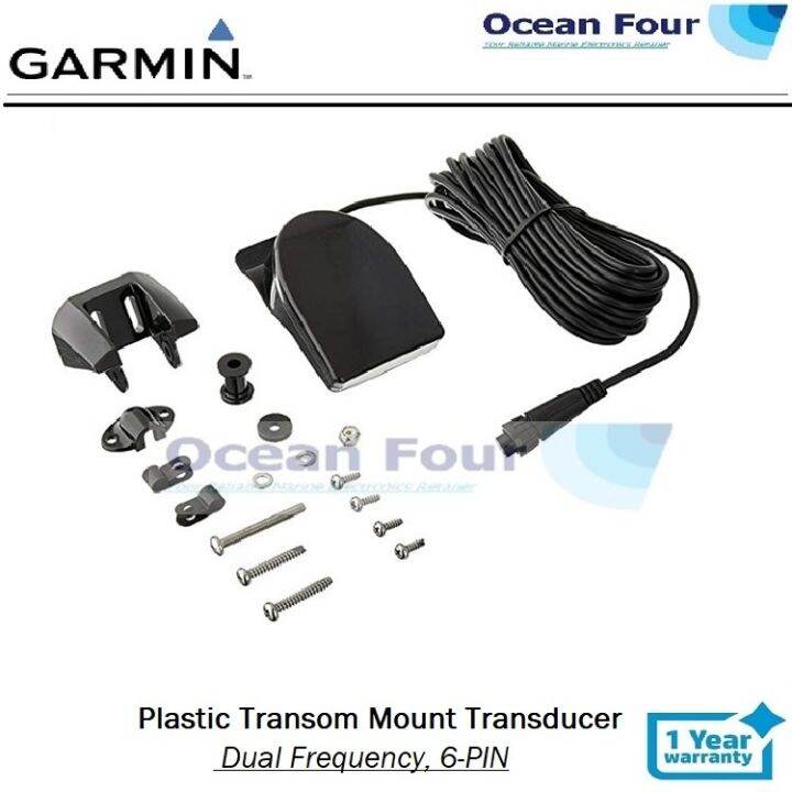 Garmin Plastic Transom Mount Transducer (Dual Frequency, 6-pin) | Lazada