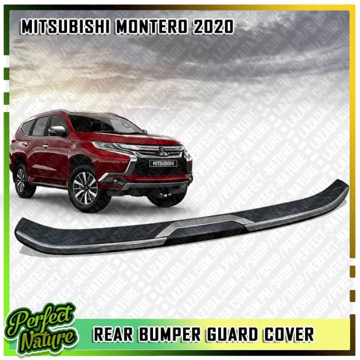 ( PN ) MITSUBISHI MONTERO 2020 Rear Bumper Guard Protector Rear Bumper ...