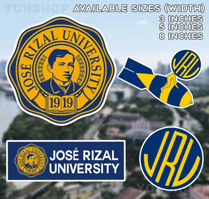 University Logos | NCAA University Logo Sticker | José Rizal University ...
